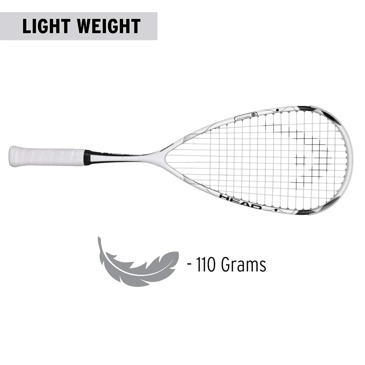 Buy Head Microgel Speed 110 Squash Racket - Sportsuncle