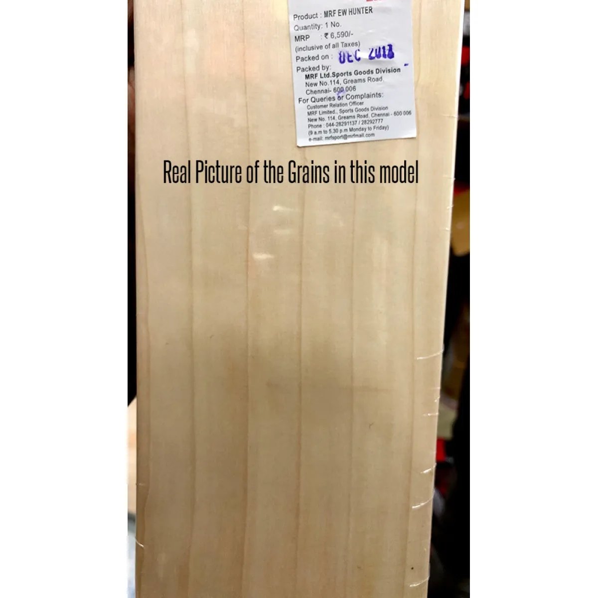 Buy MRF Hunter English Willow Cricket Bat - Sportsuncle