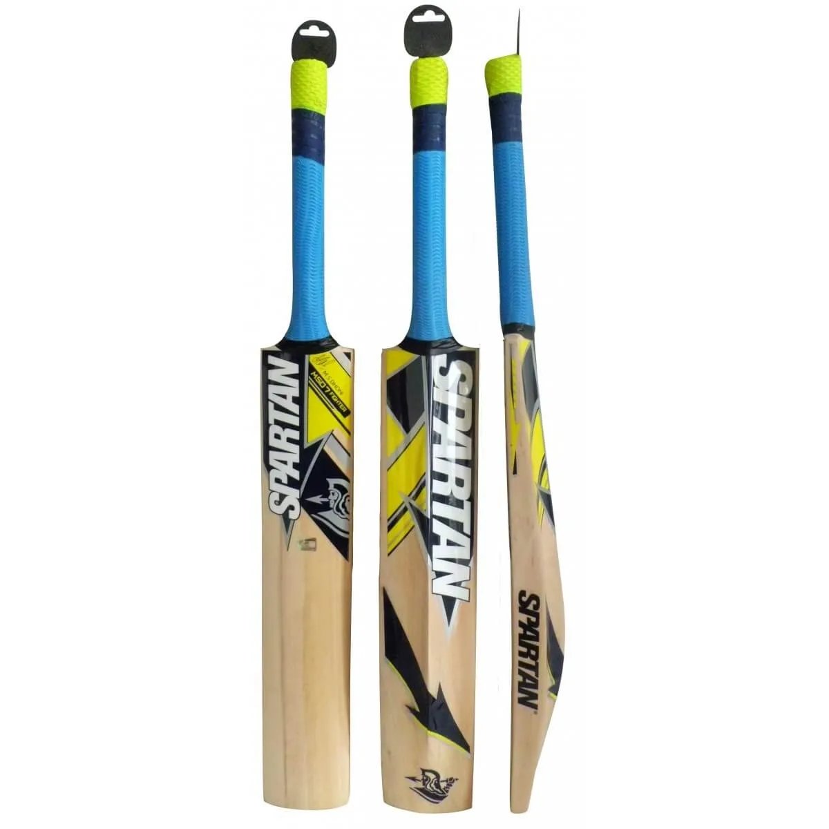 Buy Spartan MS Dhoni Fighter Kashmir Willow Cricket Bat - Size SH at ...