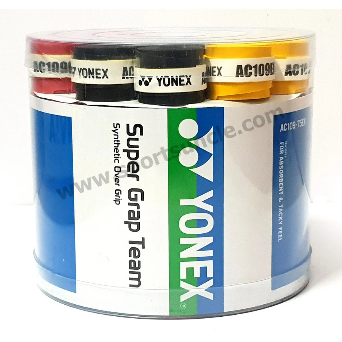 Buy Yonex Super Grap Team Overgrip - AC109EX, Pack of 5 Grips at Lowest ...